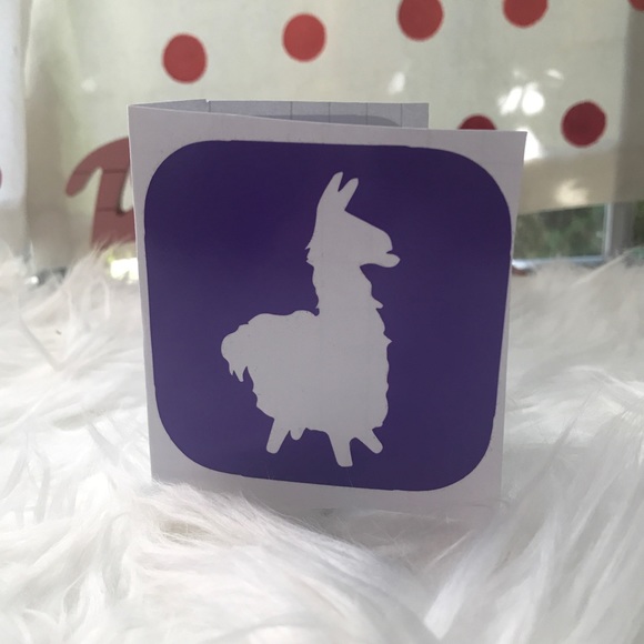 Fortnite | Toys | 525 Fortnite Llama Vinyl Decal Sticker | Poshmark